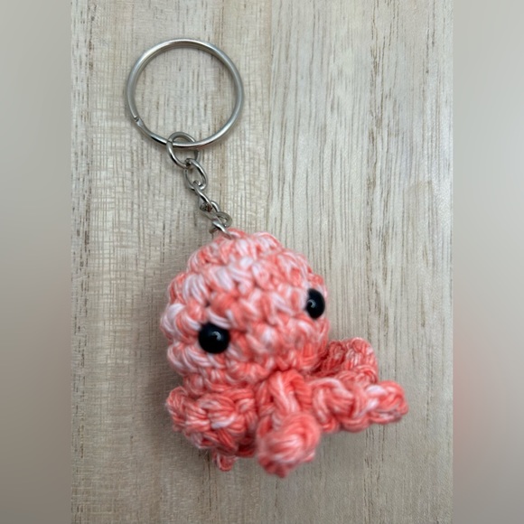 Hand Crafted | Other | Crochet Octopus Keychain Handmade By Me | Poshmark